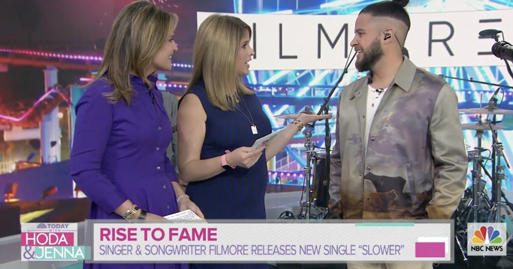 Filmore Makes His National Television Debut On TODAY