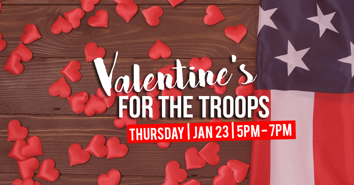 Join Us For A Valentine's Day Card Making Party For Our Troops
